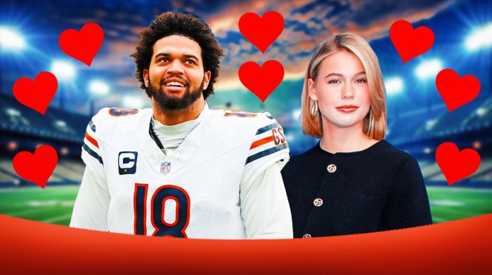 Caleb Williams' girlfriend Alina Thyregod