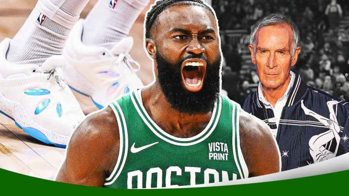 Celtics Jaylen Brown Bill Nye Link For Debut Of New 741 Sneakers