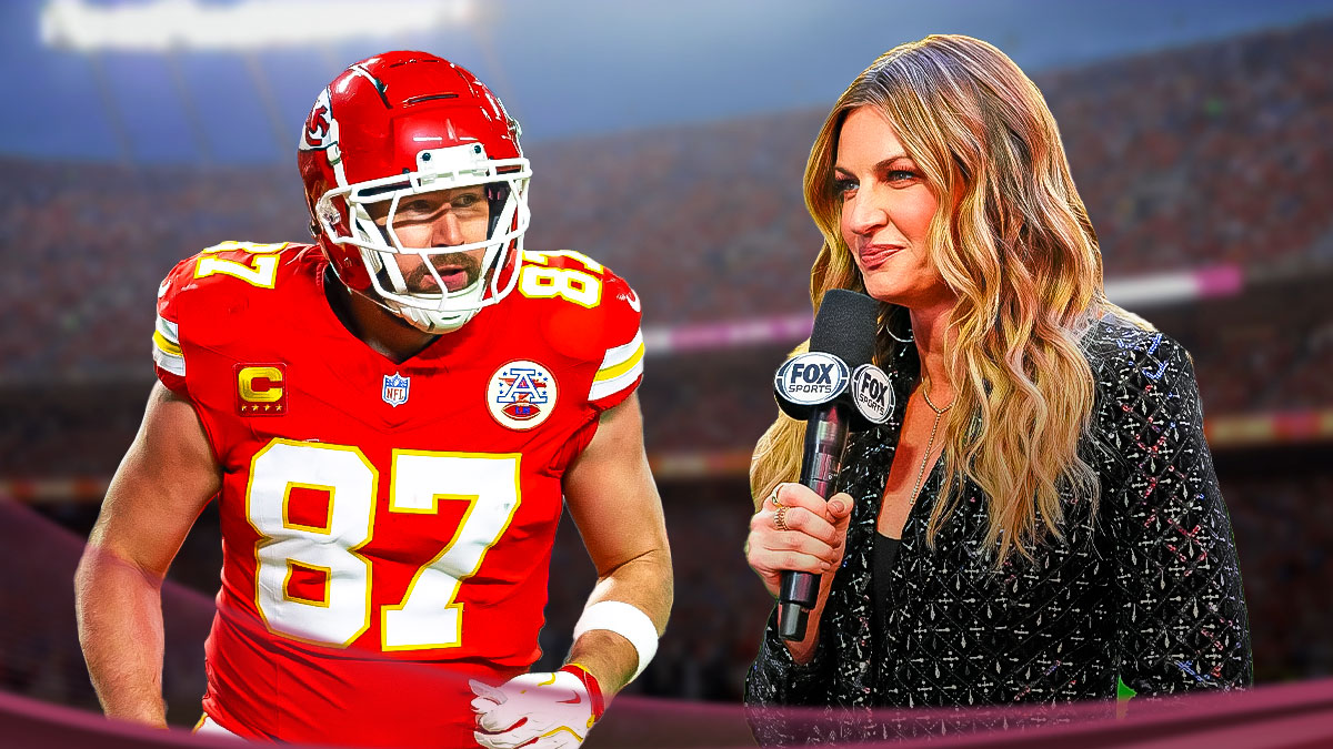 Erin Andrews shares what she told Travis Kelce after Super Bowl loss
