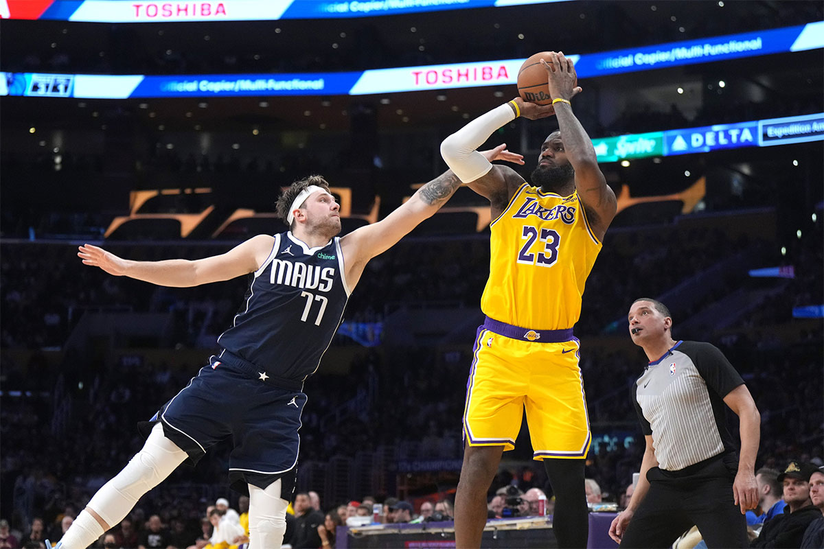 Ex-Laker skeptical LeBron James wasn’t aware of Luka Doncic trade in ...