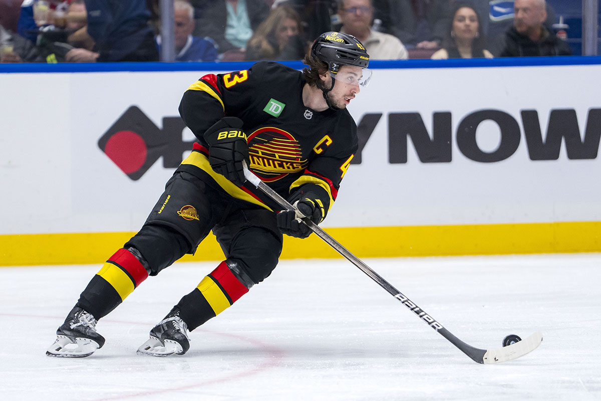 Canucks star Quinn Hughes' injury scare gets cryptic update after loss ...