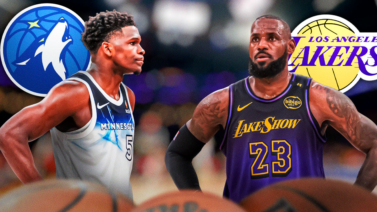 Timberwolves vs. Lakers injury report features Anthony Edwards, LeBron ...