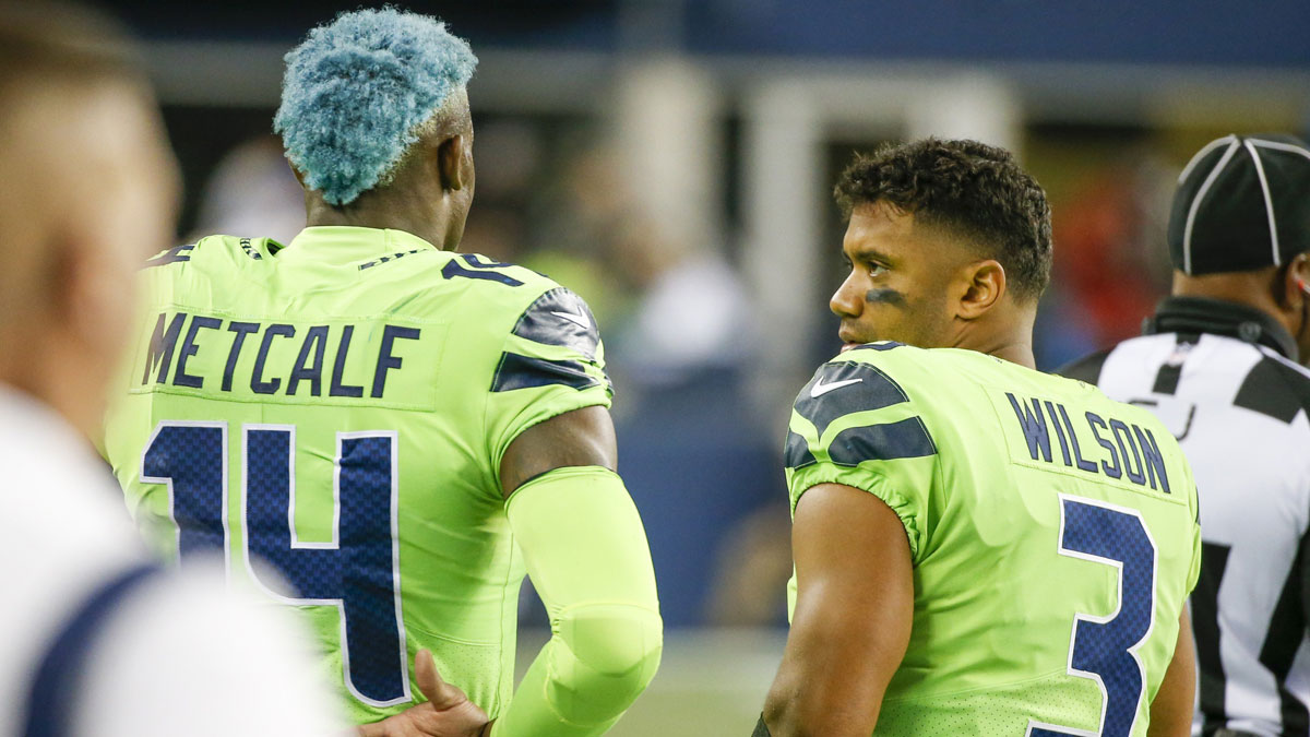 Russell Wilson, Ciara set up DK Metcalf with girlfriend Normani