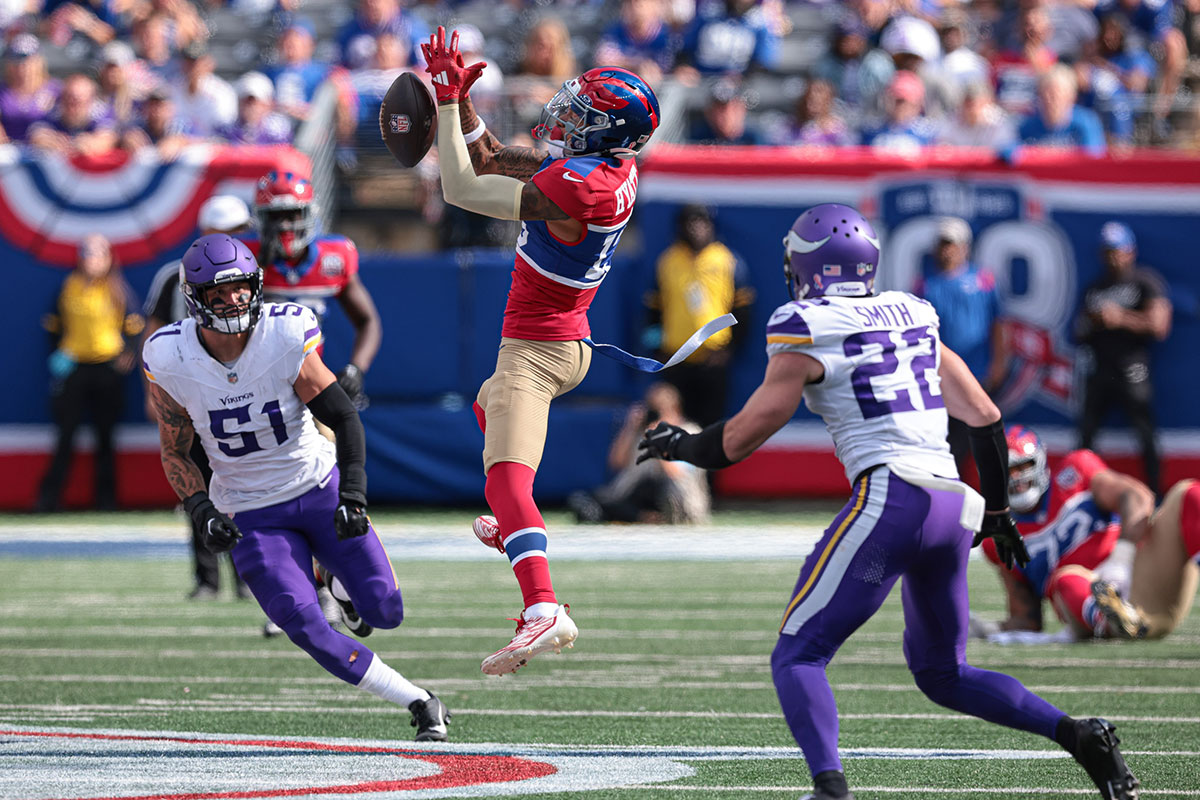 3rd-year Giants receiver undergoes physical transformation in offseason