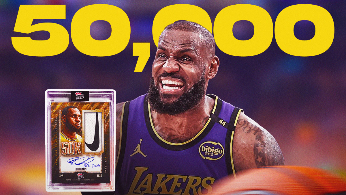 LeBron James' 1-of-1 card after 50,000 points feat sparks wild buzz