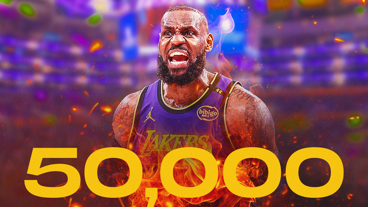 Lakers' LeBron James becomes first player ever to score 50,000 career points