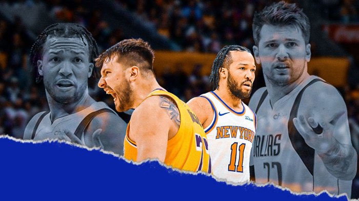 Mavericks catch strays after Luka Doncic-Jalen Brunson jersey swap