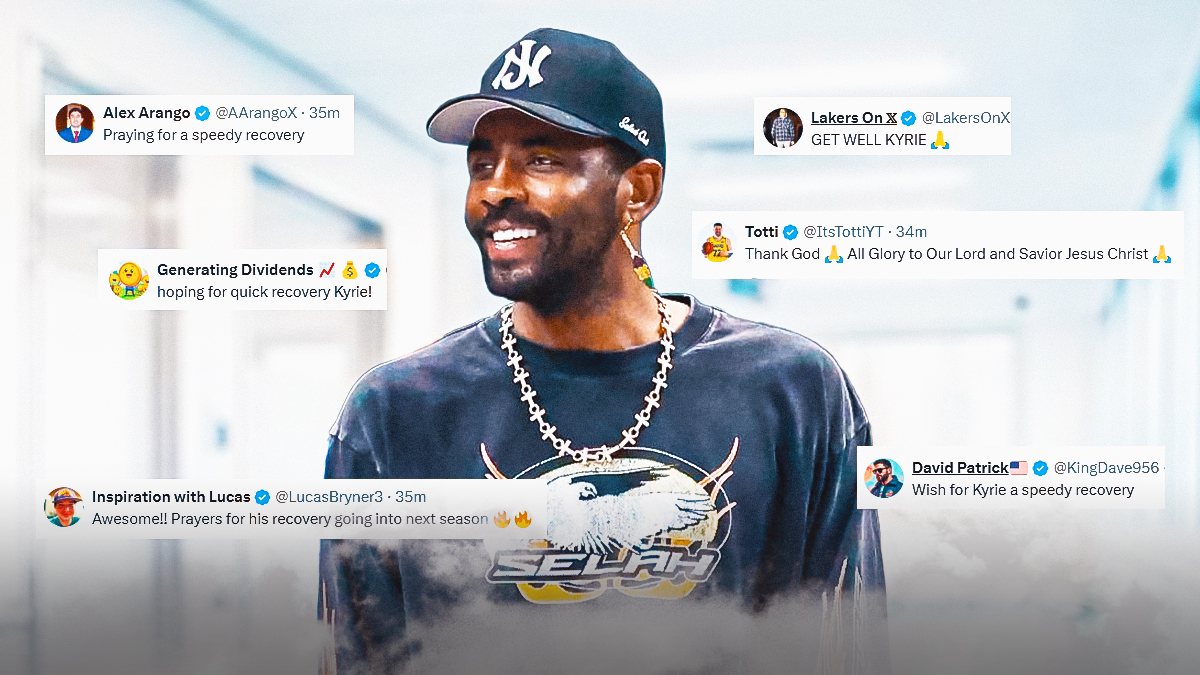 Mavericks fans shower Kyrie Irving with messages after latest injury update