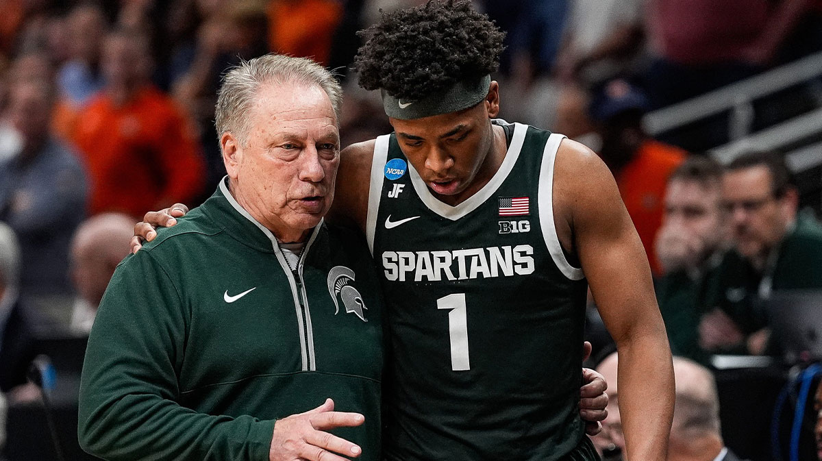 Tom Izzo's emotional tribute to Michigan State Spartans after Elite 8 ...