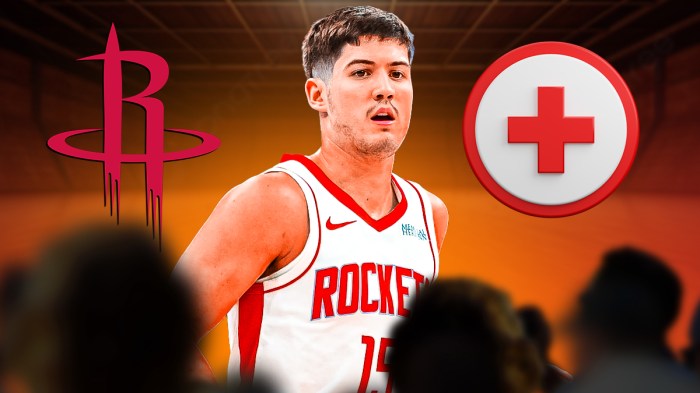 Rockets' Reed Sheppard gets agonizing injury update