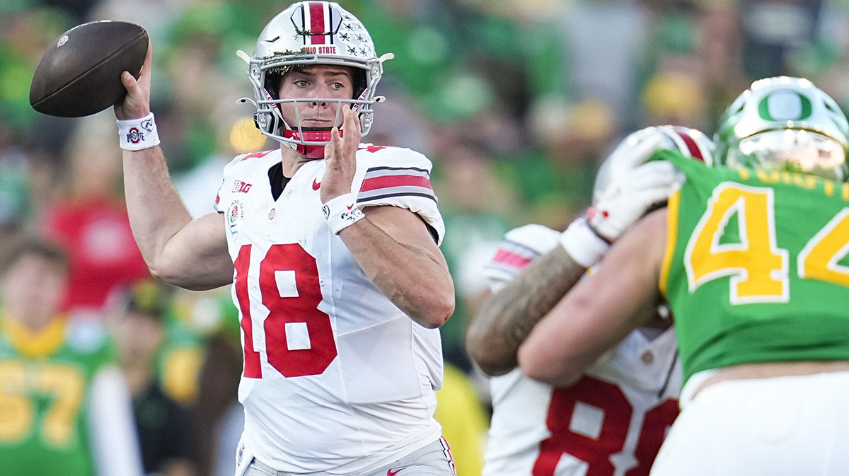 Ohio State QB Will Howard breaks down in tears after Steelers' NFL ...