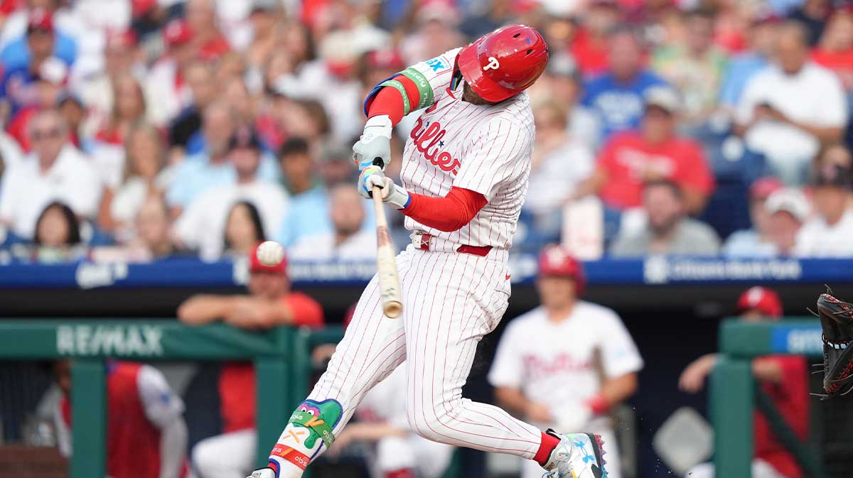 Phillies news: Bryce Harper one-ups Kyle Schwarber bomb in style