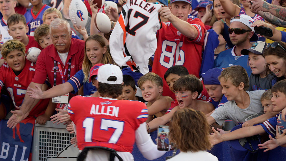 Bills news: Josh Allen shares heartwarming moment with young fan in ...
