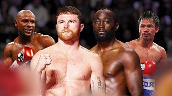 Terence Crawford shares moment with Angel Reese before Canelo Alvarez fight