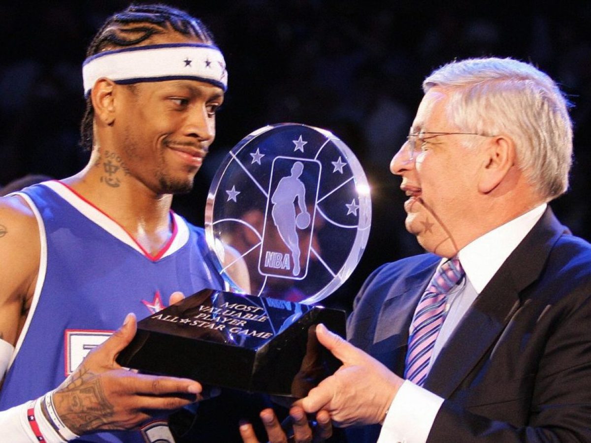 David Iverson Y Venice Beach, Luisiana NBA Great Allen Iverson Backed
