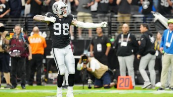 Raiders news: Maxx Crosby gets first career interception on ridiculous play