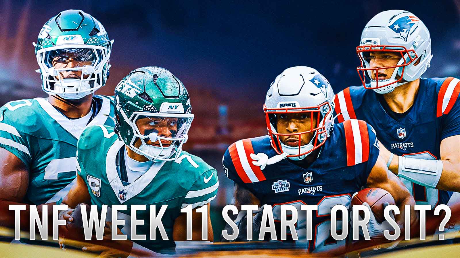Jets-Patriots Fantasy Football Week 11 Start 'Em, Sit 'Em
