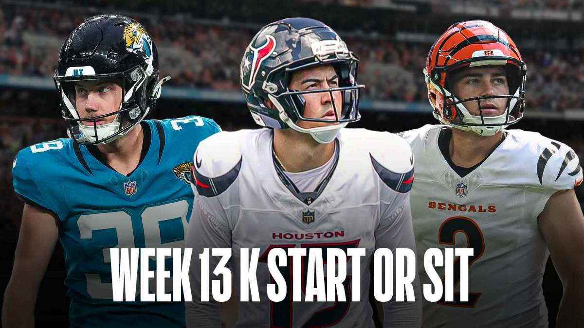 NFL Fantasy Football Week 13 Start 'Em Sit 'Em: Kicker