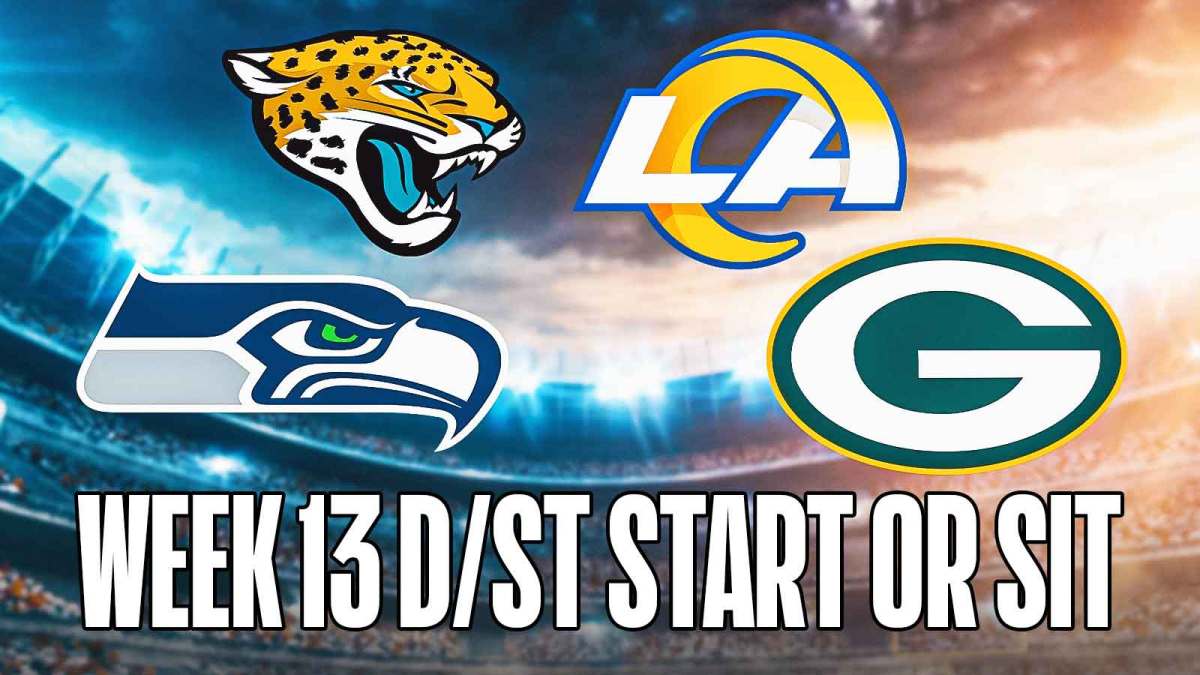 NFL Fantasy Football Week 13 Start 'Em Sit 'Em: D/ST
