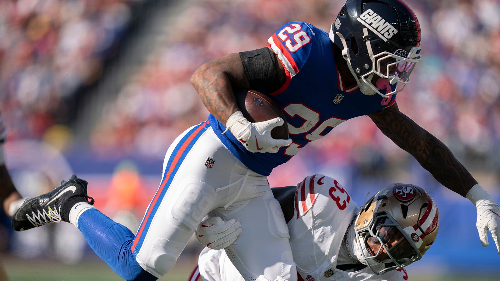 Giants news: Tyrone Tracy Jr. gives God shoutout for 1,000-yard season