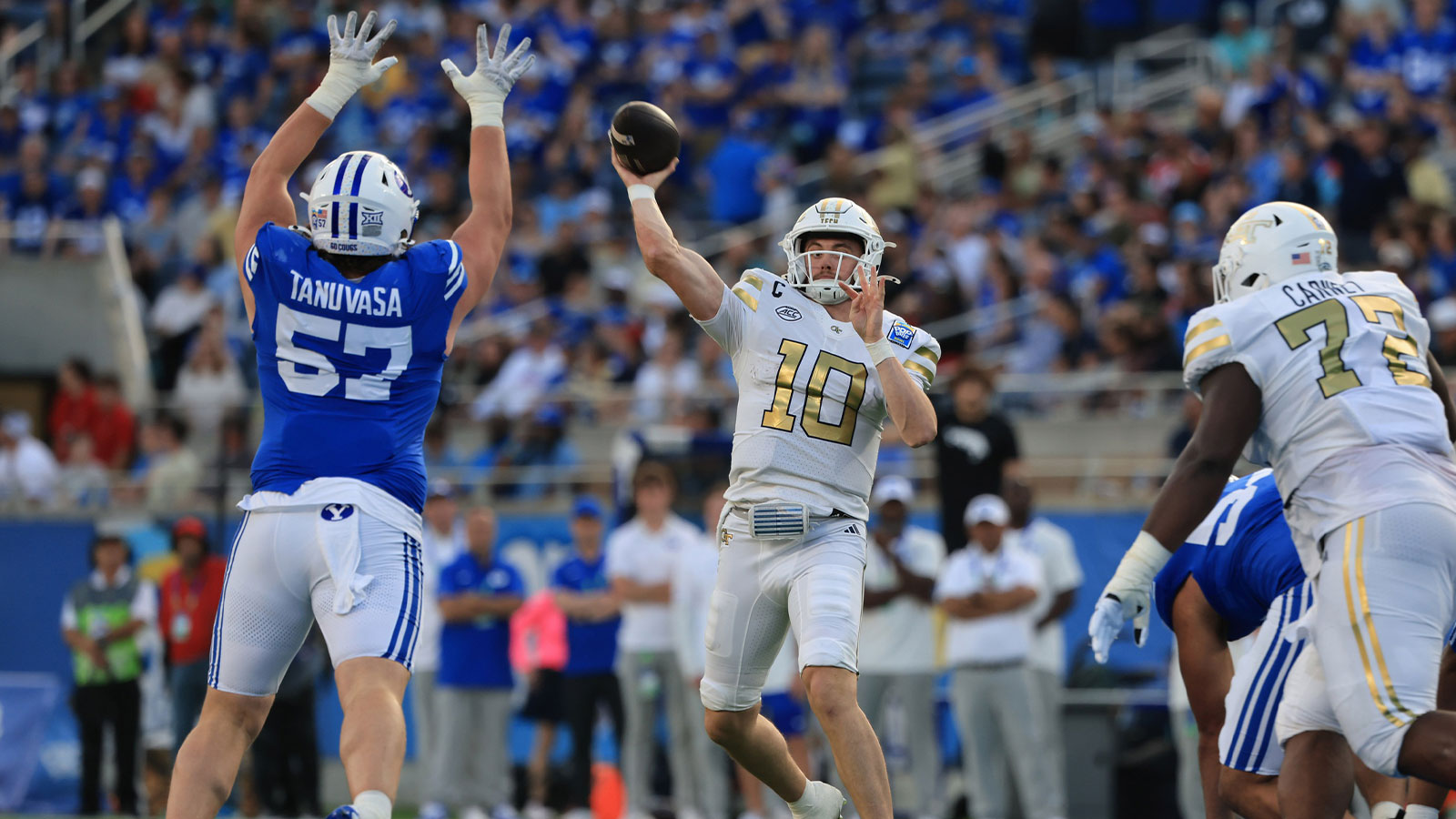 Georgia Tech news: Haynes King's career ends vs. BYU
