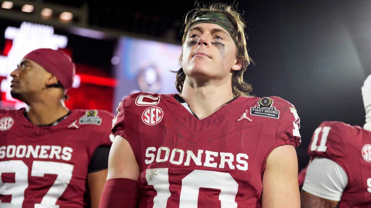 Oklahoma football's John Mateer on costly interception in CFP loss vs ...