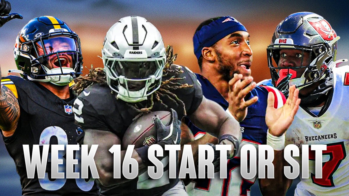 NFL Fantasy Football Week 16 2025 Start ‘Em Sit ‘Em: Running Back