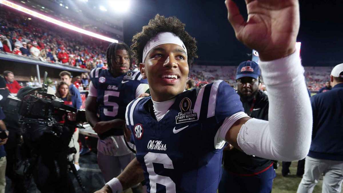 Ole Miss football's Trinidad Chambliss did not stutter about potential ...