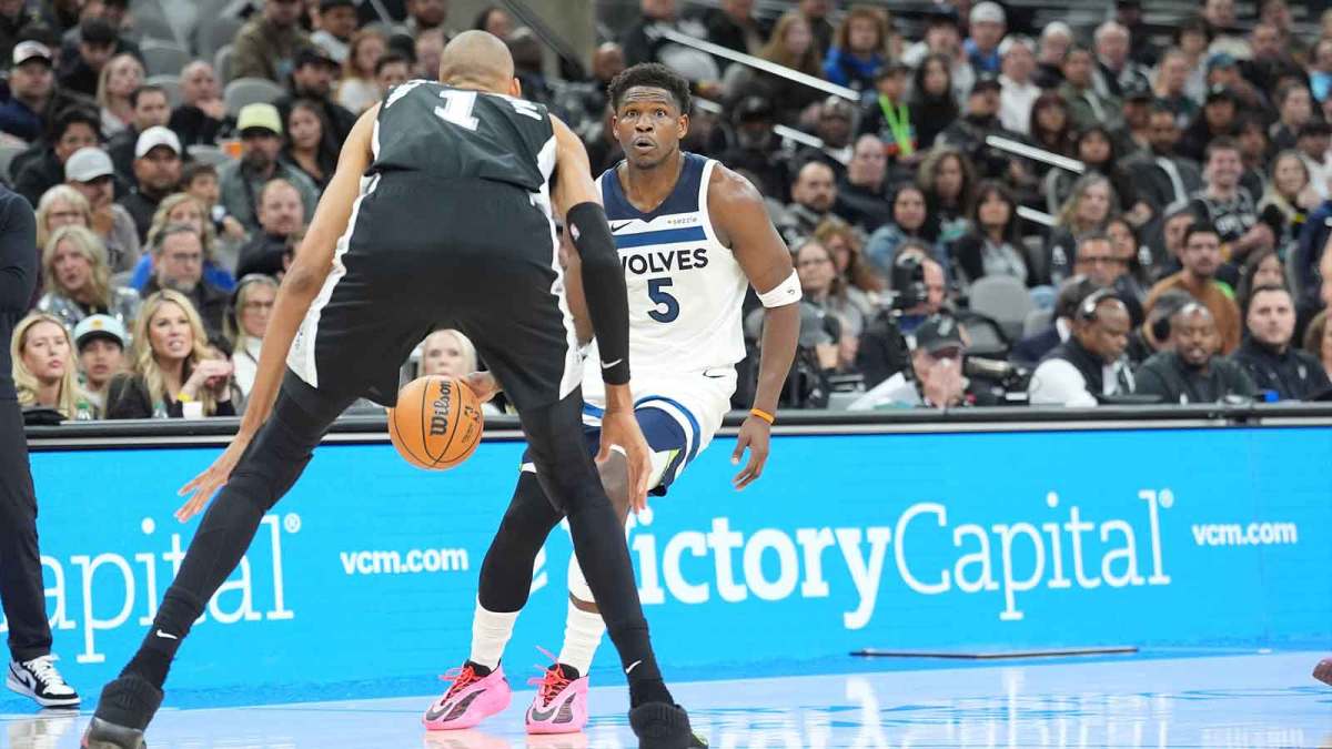 Spurs news: Anthony Edwards celebrates 'face of the league' Victor ...