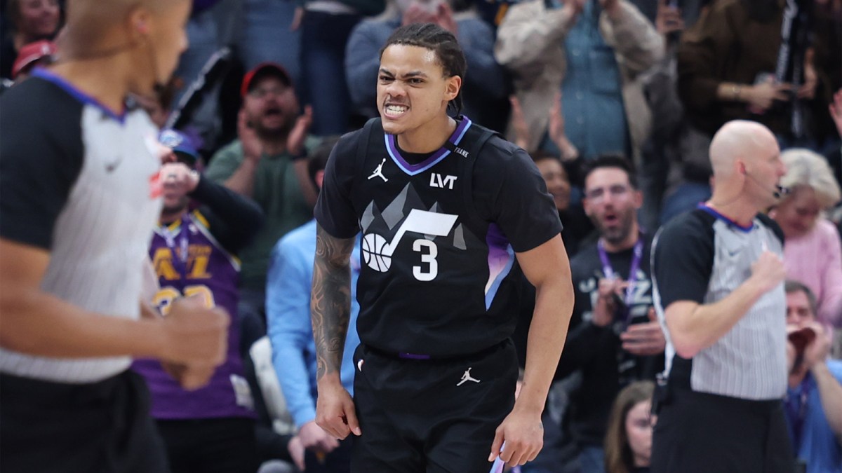 Jazz' Keyonte George lands on injury report vs. Spurs after career-best ...