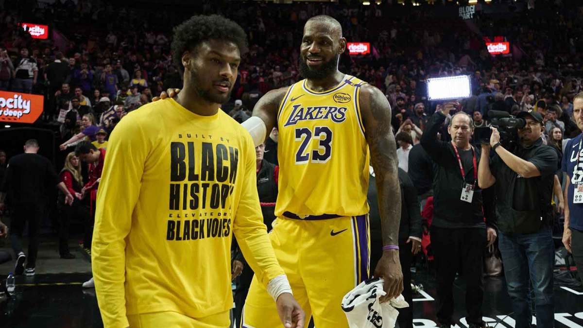 Lakers news: LeBron James' reaction to seeing Bronny 'live out his dream'