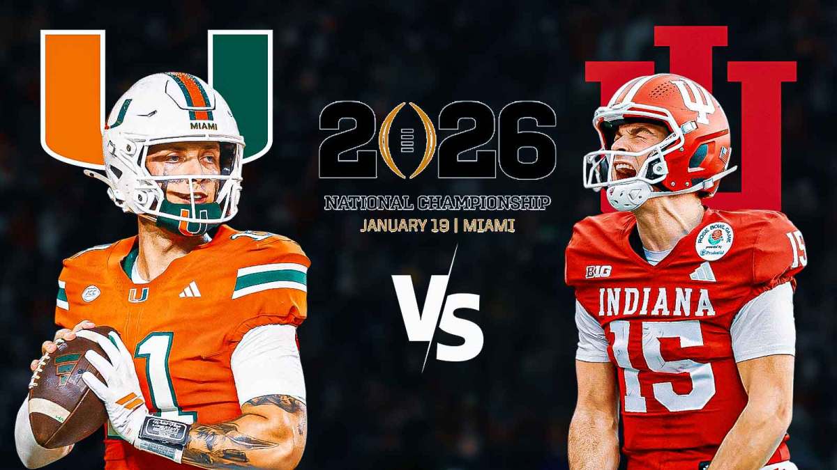 Jan 18 | CFP National Championship '26 The U vs IU in Miami, Ocean ...