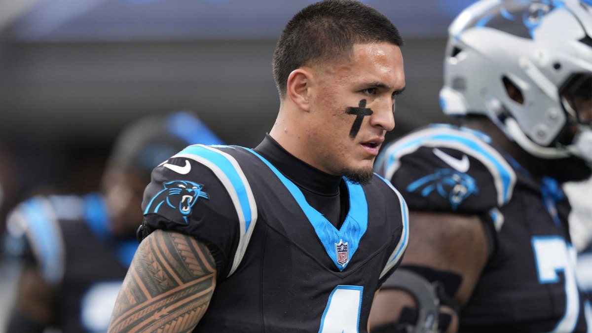 Panthers news: Tetairoa McMillan thanks Cam Newton for Wild Card game ...