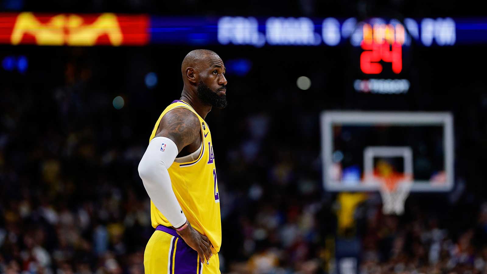 Lakers news: LeBron James' 'f**k no' mic drop on following in D-Wade, T ...