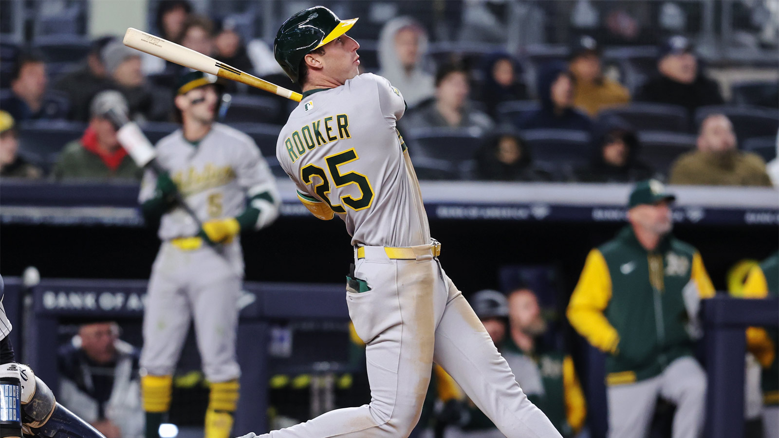 Athletics news: Brent Rooker exits Yankees game with apparent injury