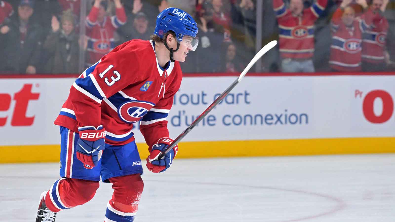Canadiens news: Cole Caufield's immediate reaction to scoring 50 goals