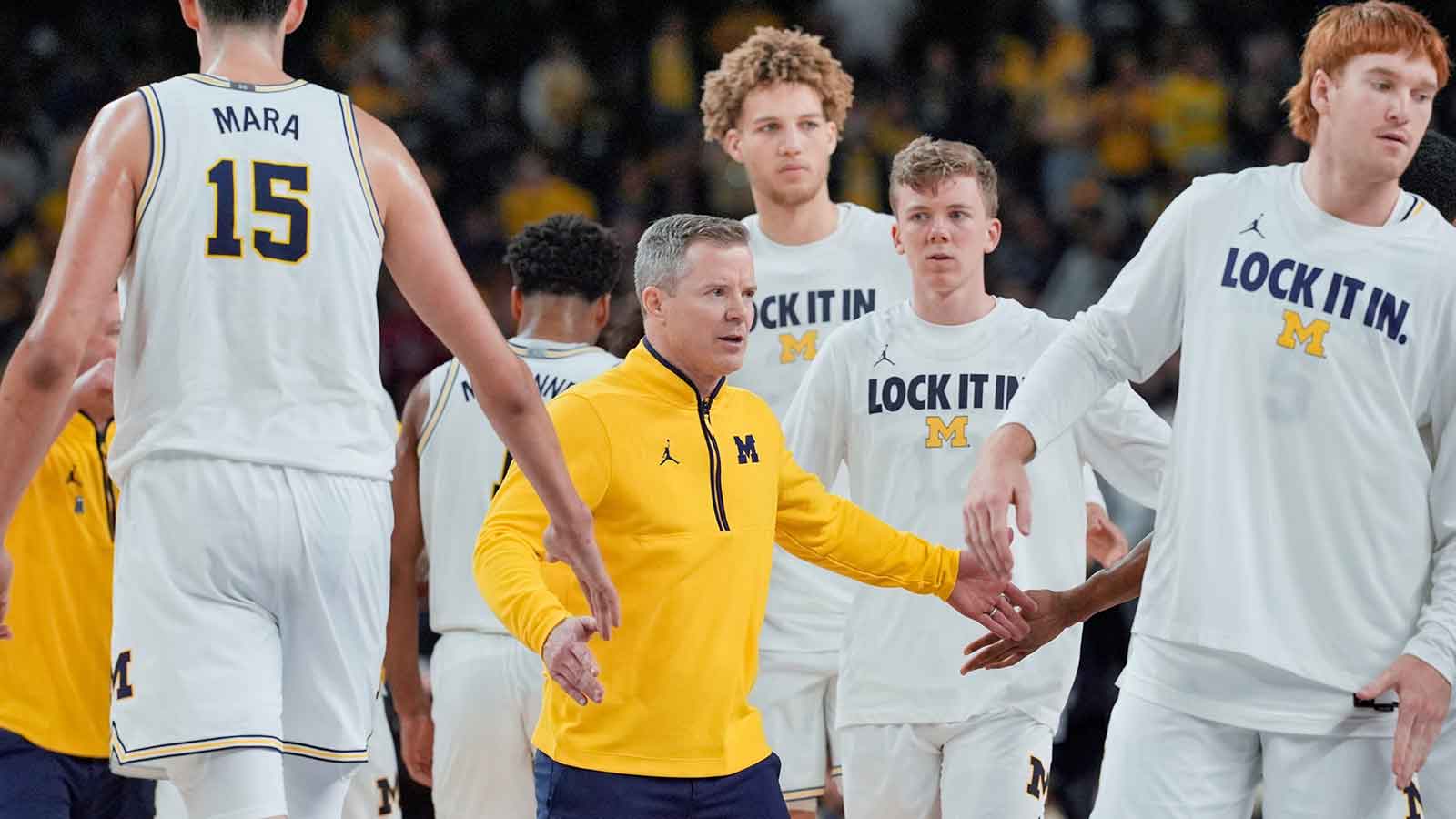 Michigan news: Fans give Dusty May his flowers after topping Dan Hurley ...