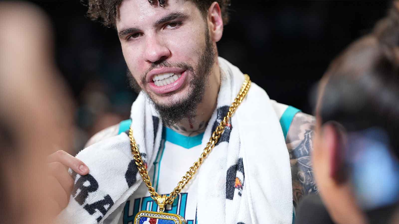 Hornets news: LaMelo Ball responds to Bam Adebayo tripping incident