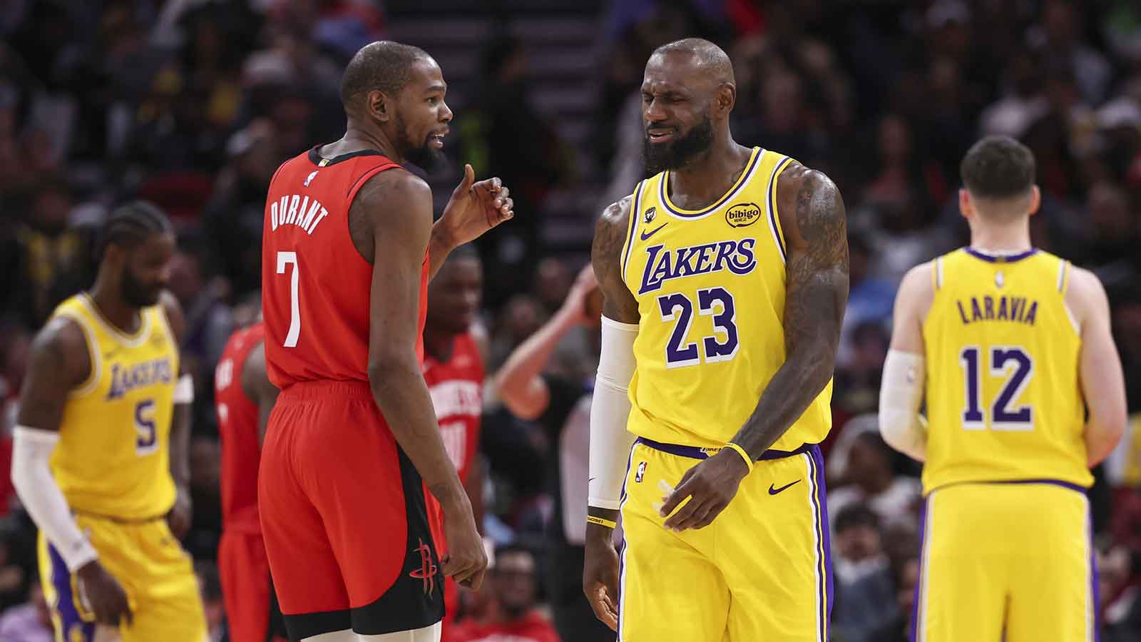Rockets news: Kevin Durant expected to miss Game 4 vs. Lakers