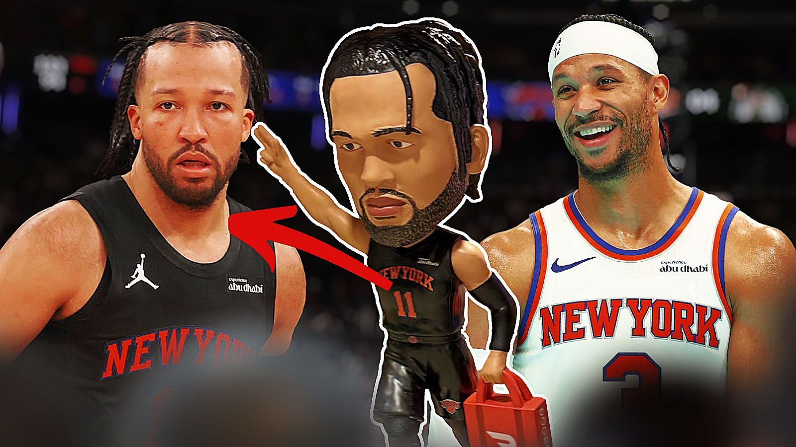 Knicks news: Josh Hart's 2-word reaction to Jalen Brunson's bobblehead ...