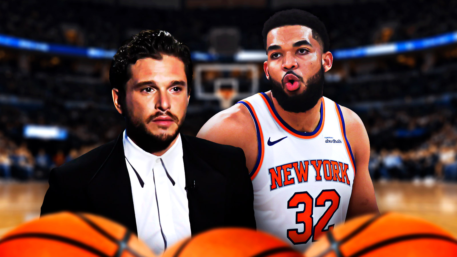New York's Jon Snow mic drop after Karl-Anthony Towns-Kit Harington ...