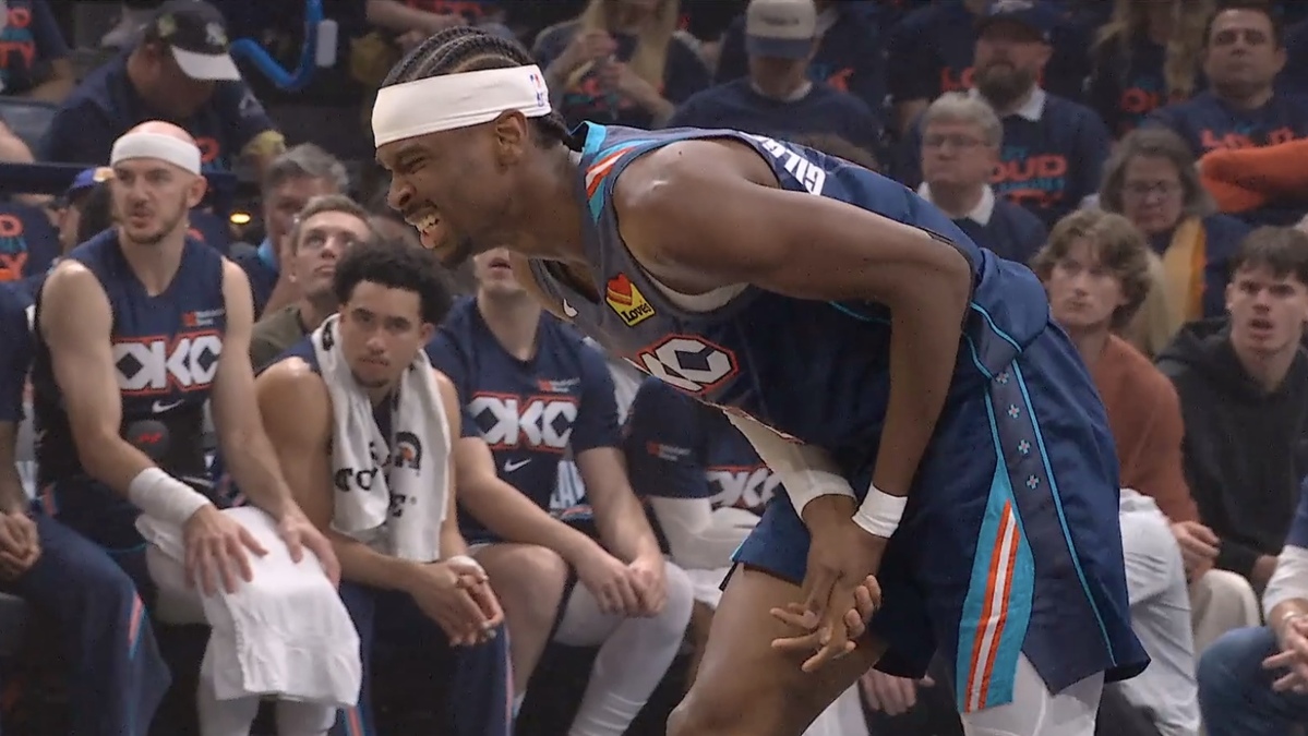 Thunder news: Shai Gilgeous-Alexander suffers injury scare in Game 2 vs ...