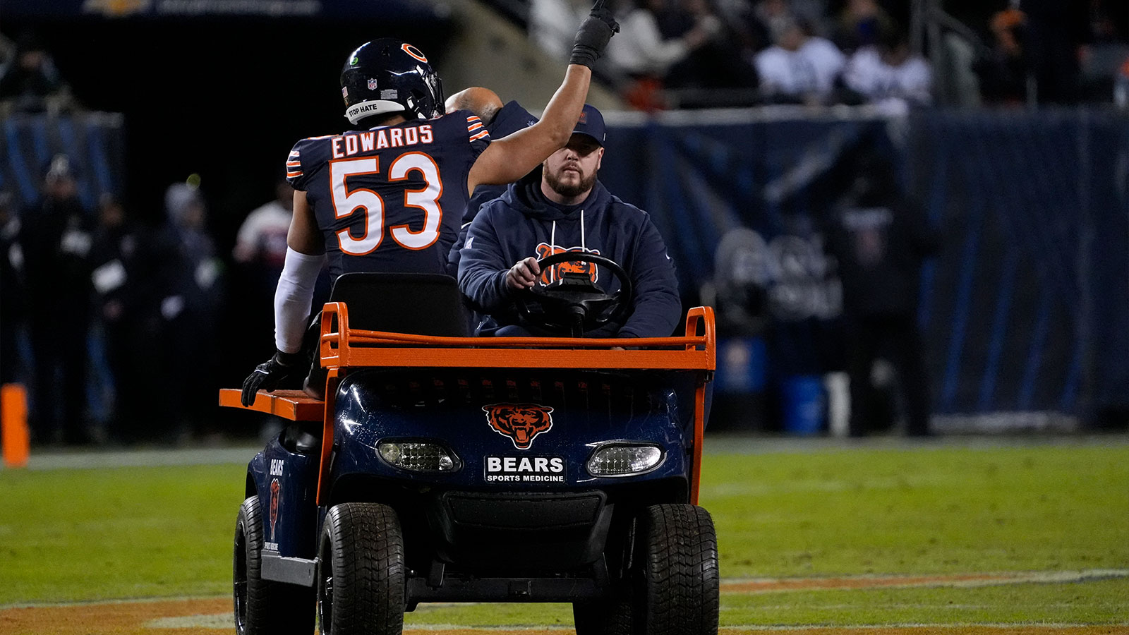 Bears news: T.J. Edwards' injury update after broken ankle in playoffs ...