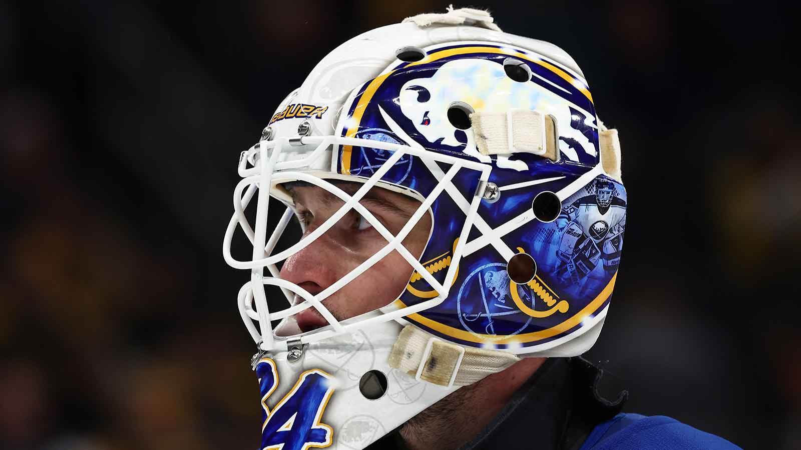 Sabres news: Alex Lyon uses SAT word to describe fitting in as oldest ...