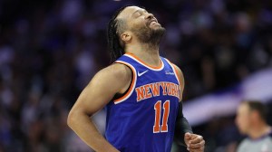 Knicks news: Jalen Brunson visibly hurt after apparent James Harden shot