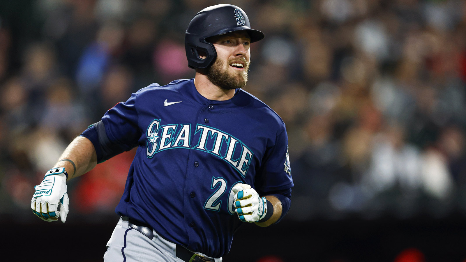 Mariners Luke Raley Hits Massive 1st Inning Homer Just Hours After Cal