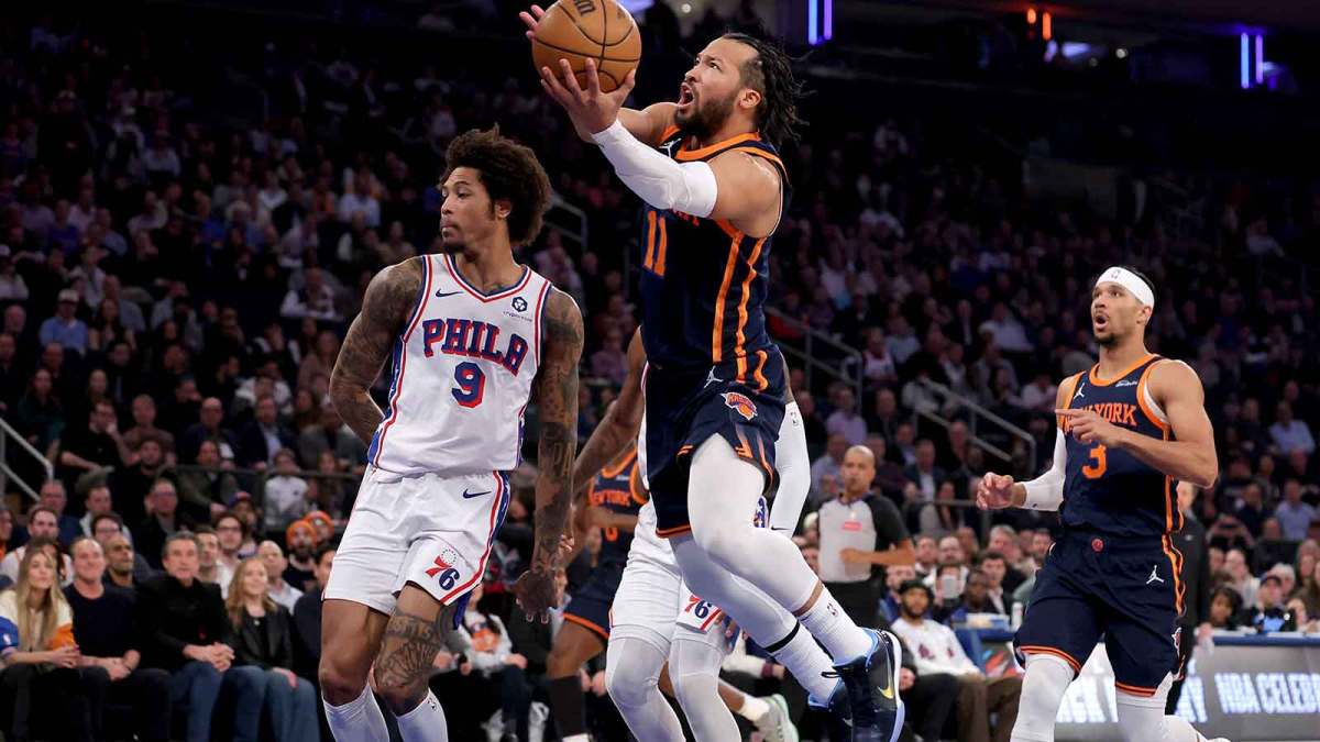 76ers news: Kelly Oubre's 'big head' explanation for Jalen Brunson's ...