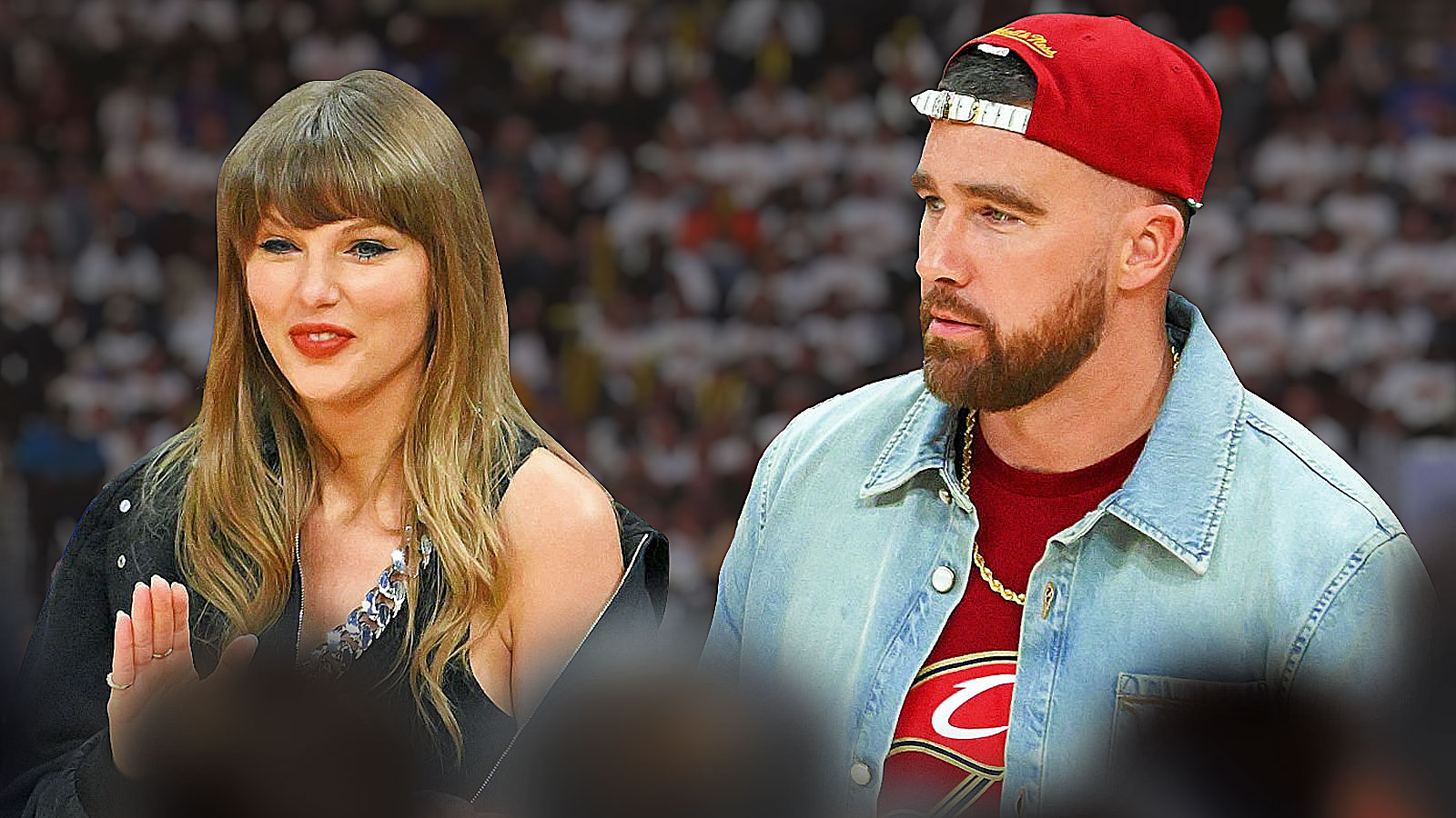 Taylor Swift hilariously photobombs Travis Kelce's pic with fan at ...