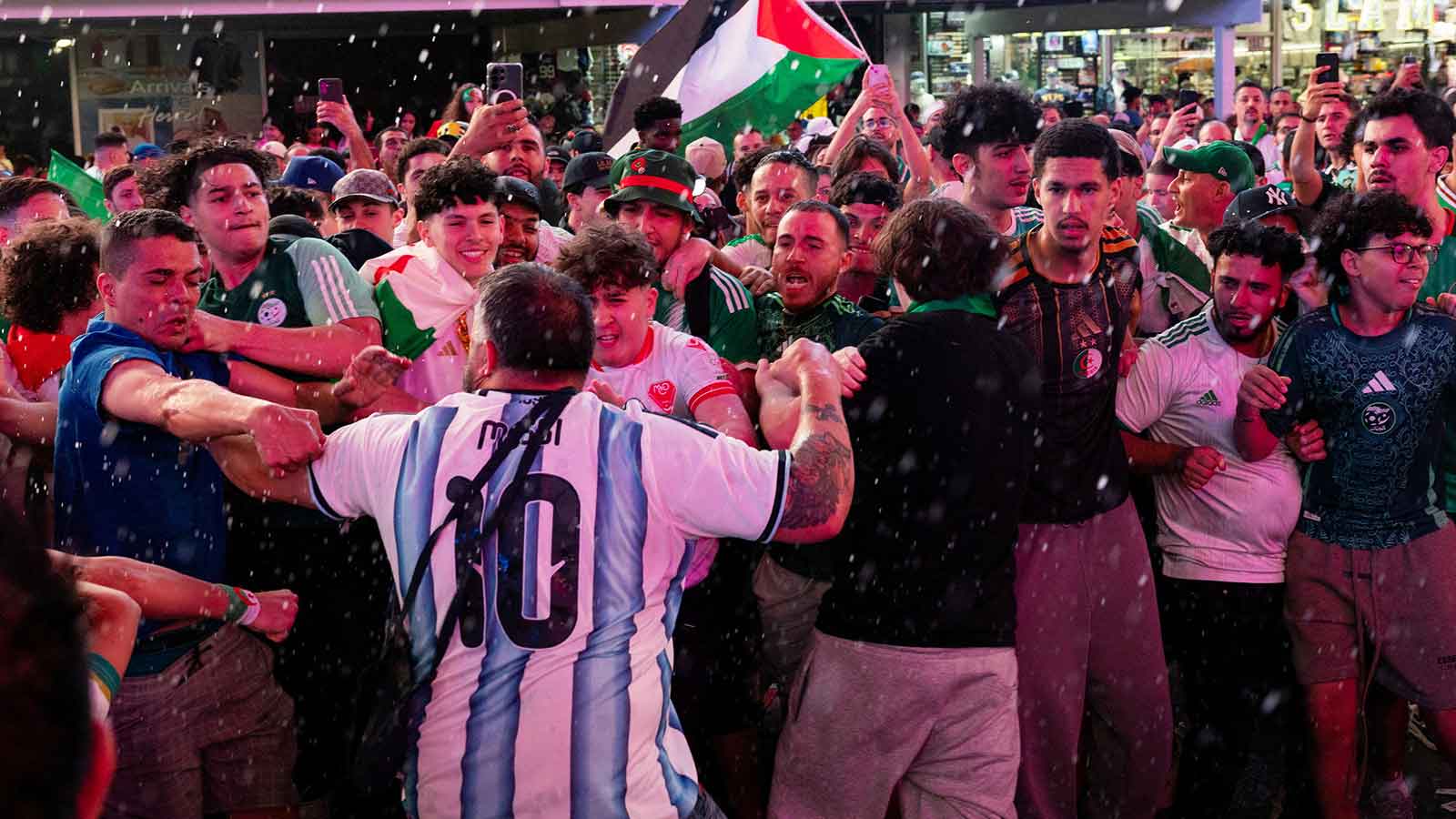 World Cup: news Algerian and Argentine supporters brawl in NYC ahead of ...