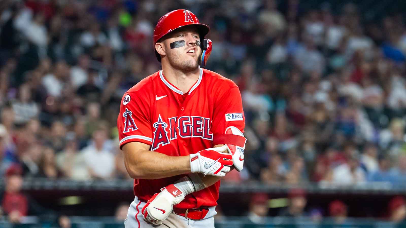Angels' Mike Trout refuses to put hard timeline on hamstring injury ...